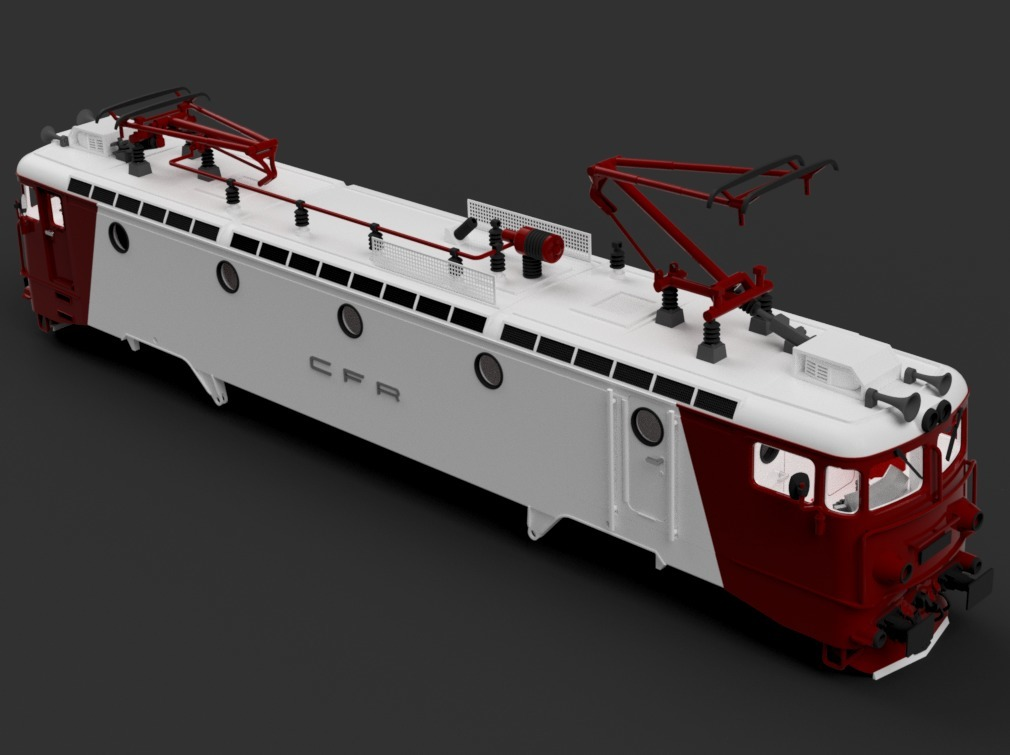 Archivo 3D gratis Locomotora EA 060 Electroputere, Craiova・Plan de impresión en 3D para ...