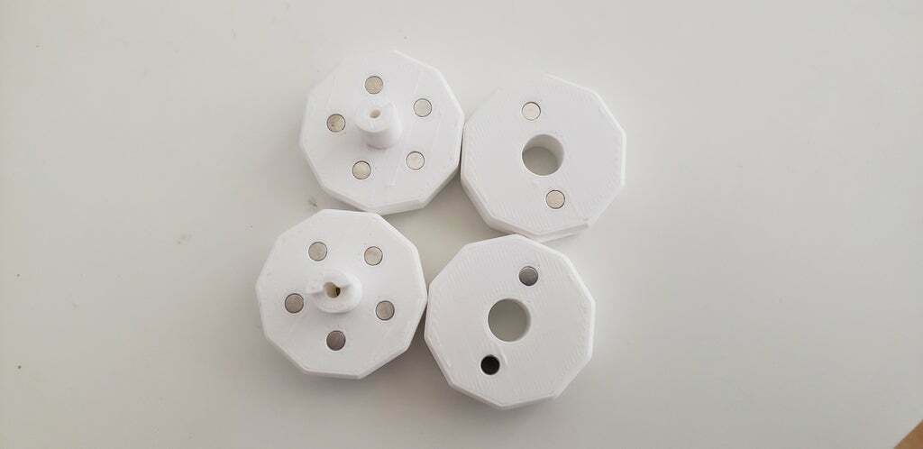 Free STL file Two Digit Magnetic Life Counter for MTG 🧲・3D printable ...