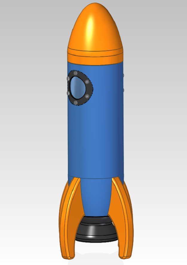 STL file Toy Rocket 🚀・3D printing template to download・Cults