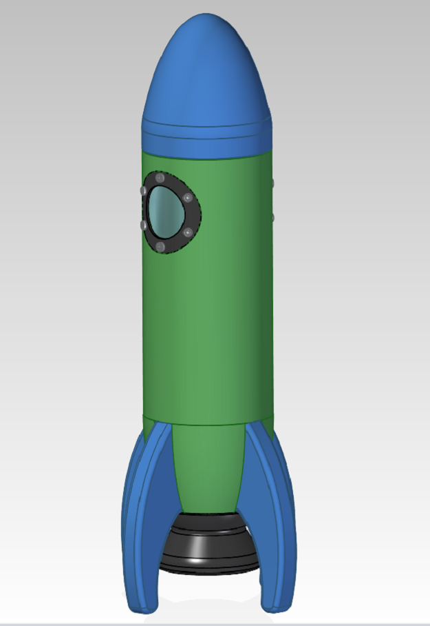 STL file Toy Rocket 🚀・3D printing template to download・Cults