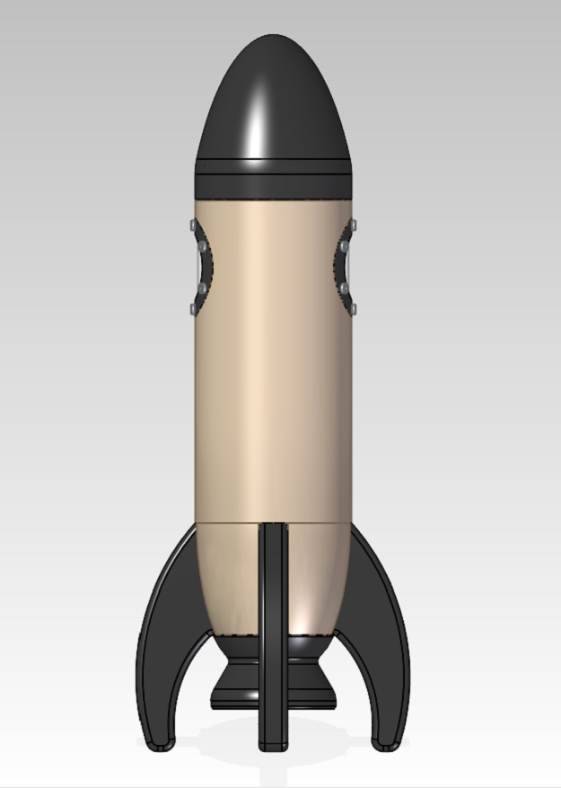 STL file Toy Rocket 🚀・3D printing template to download・Cults