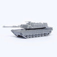 Download free 3D printing designs M1 Abrams Tank Model Kit ・ Cults