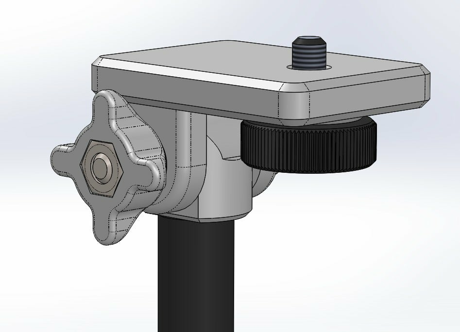 Free STL file Camera holder on microphone stand・Template to download ...