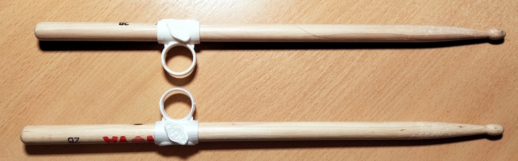 Archivo 3D gratis Drum Stick Control Clip / Hand Hold Grip Loop / Twist ...