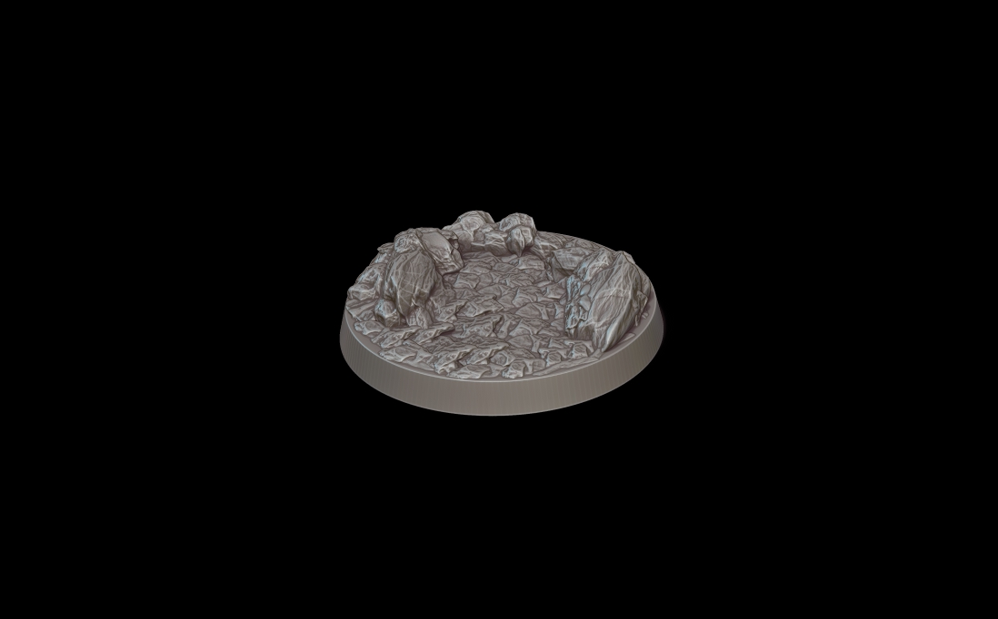 STL file Environmental plain base Set (32mm and 40mm) 🐠・3D printing ...