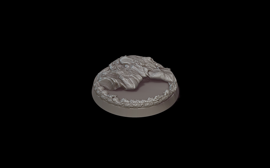 STL file Environmental plain base Set (32mm and 40mm) 🐠・3D printing ...