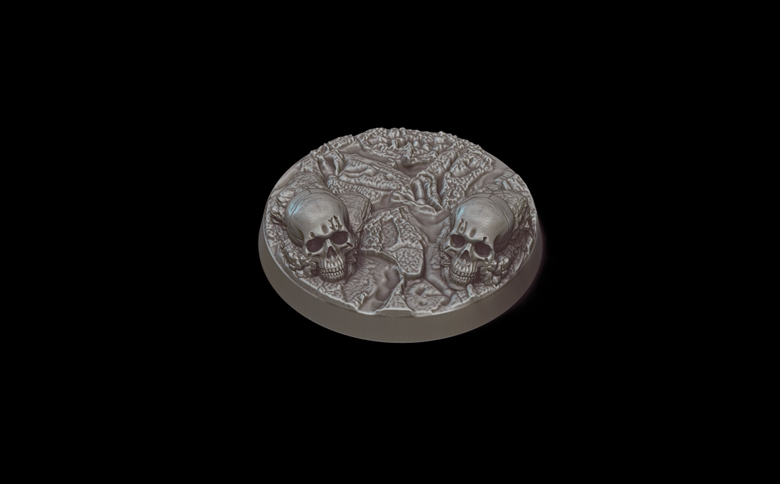 STL file Skull Rock Base・3D printable model to download・Cults