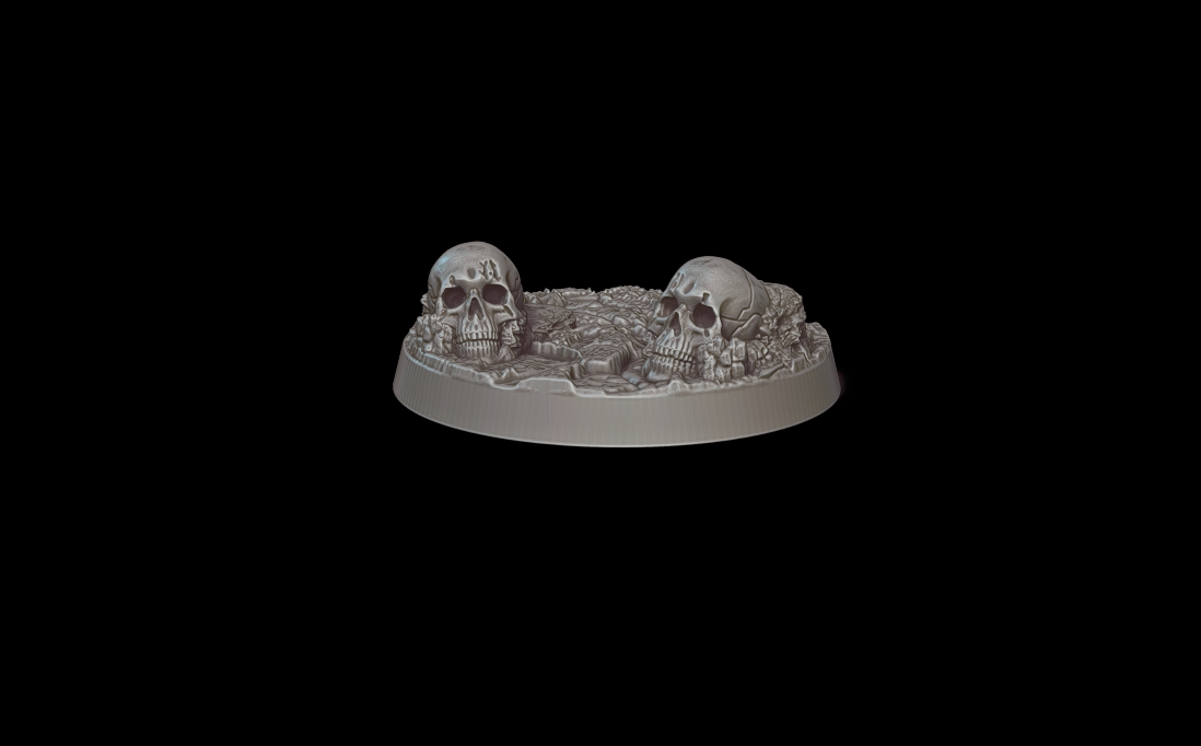 STL file Skull Rock Base・3D printable model to download・Cults