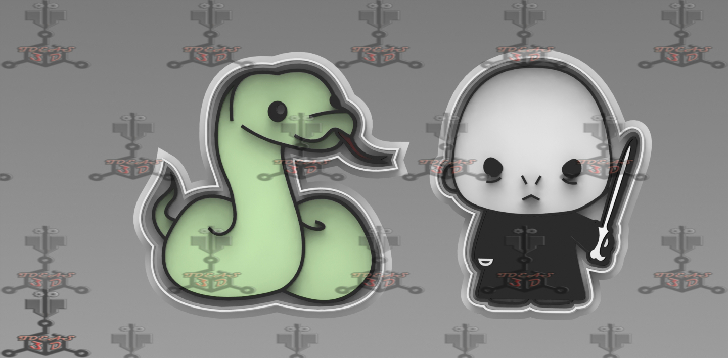 Free STL file voldemort cookie cutter 🍪・3D printing idea to download・Cults