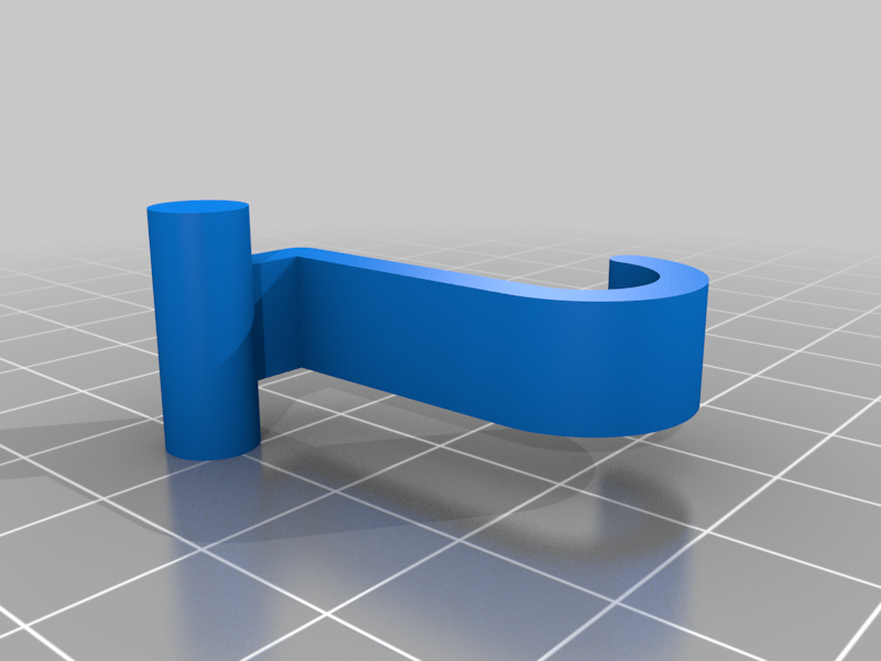 Fichier STL gratuit Crochet en J pour auvent enroulable・Design pour ...