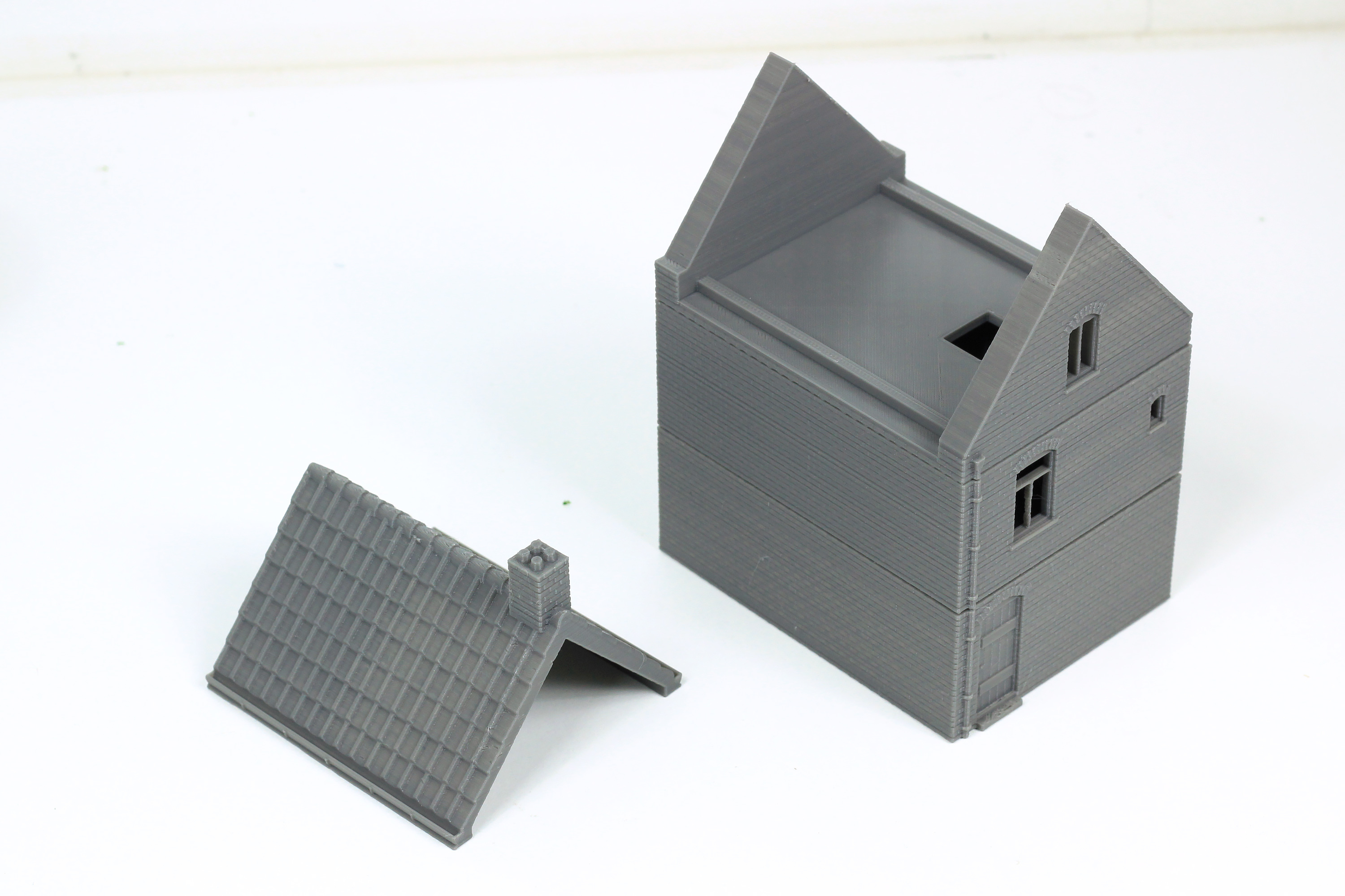 3D file Dutch Spout Gable House・3D printable model to download・Cults