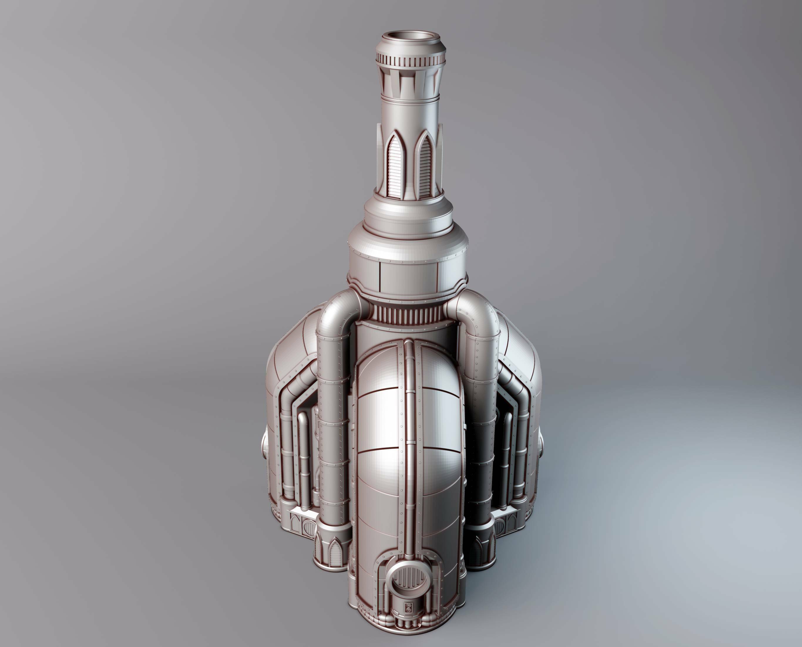 STL file Fuelgurin Refinery - Warhammer 40K/Necromunda/Scifi Facility ...