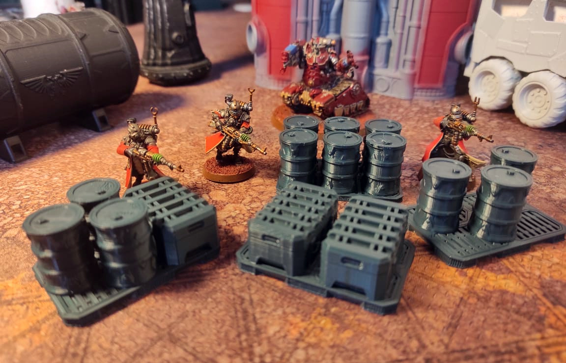 STL file Industrial scatter terrain set - Warhammer 40k/Necromunda/Star ...