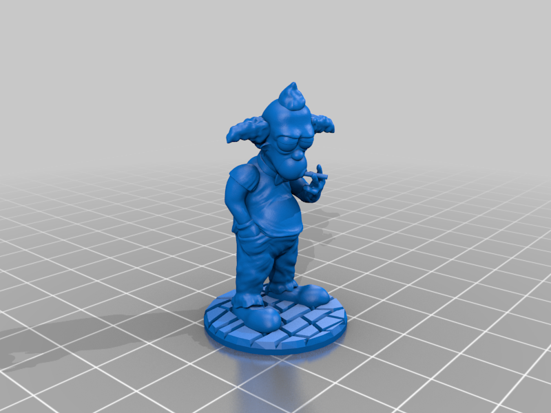 Free STL file Krusty the Clown (Table Top Edition)・Template to download ...