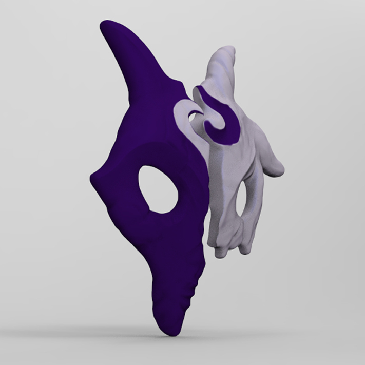 OBJ file league of legends kindred mask 🎲・3D printer model to download ...