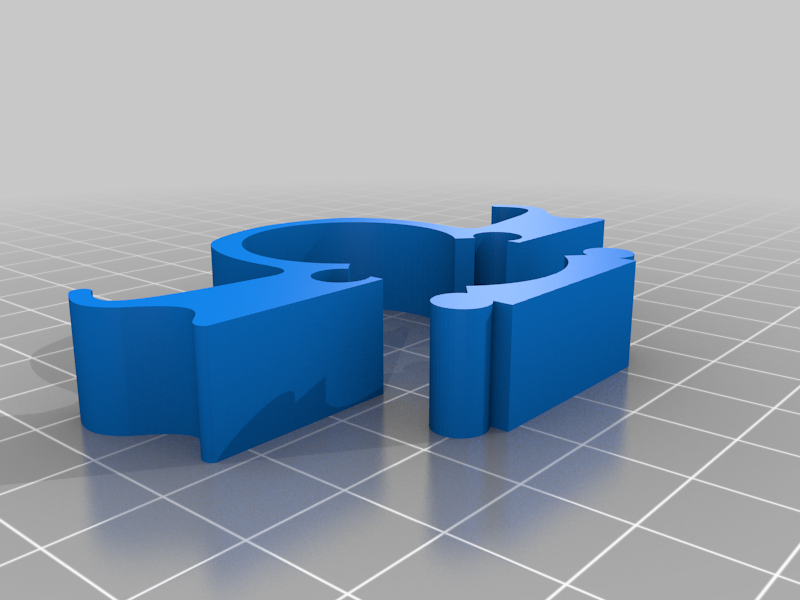 Free STL file Boat foot pump hose clamp・3D printing template to ...
