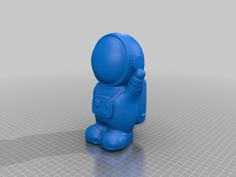 Free STL file Astronaut（generated by revopoint POP）・3D printer model to ...