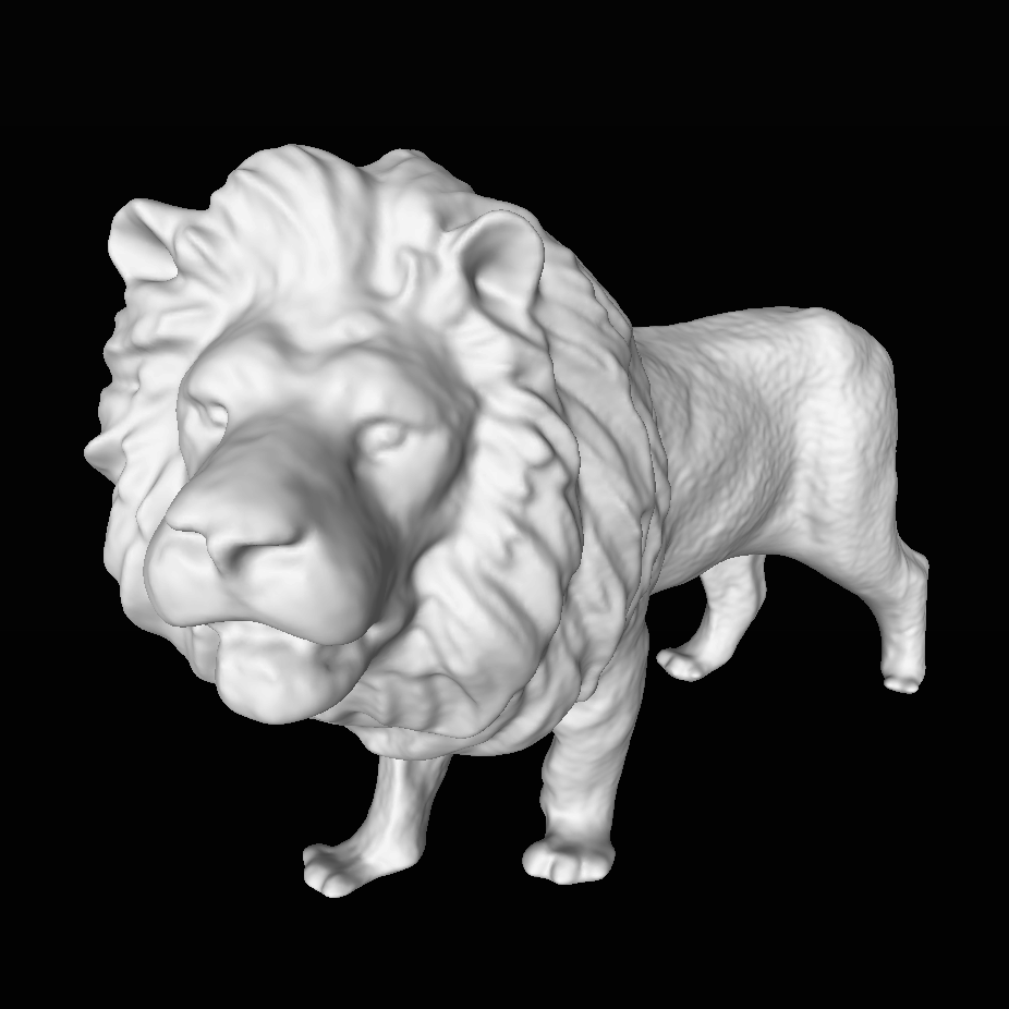 Free OBJ file Lion（generate by POP） 🦁・3D printable model to download・Cults