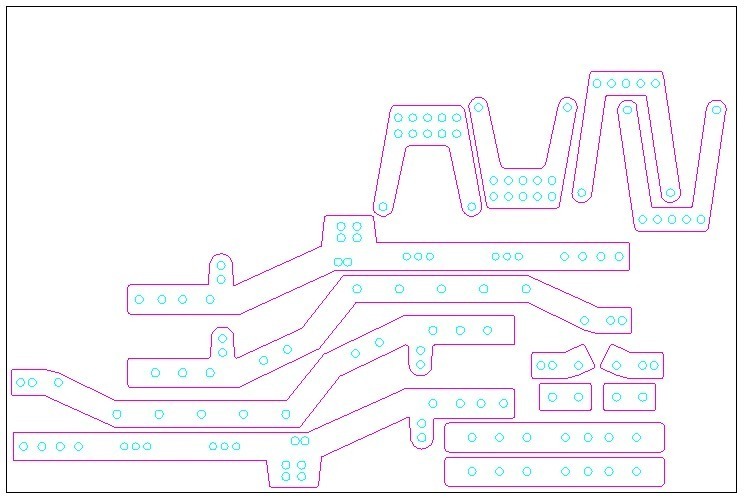 Free 3D file Injora Jeep JK Frame Rail DXF files. 🖼️・Template to download and 3D print・Cults