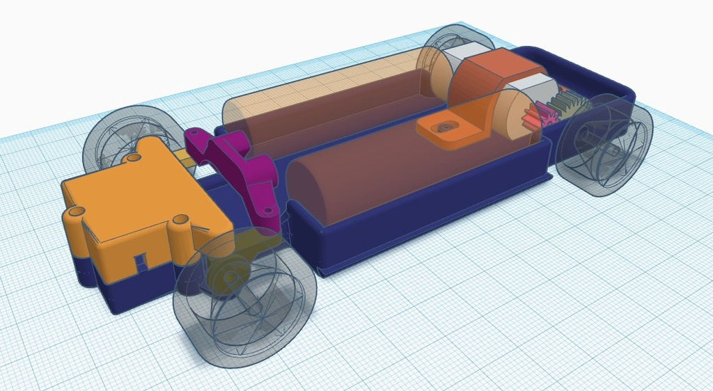 Free 3D file 1:25 RC Car chassis 🚗・3D printer model to download・Cults