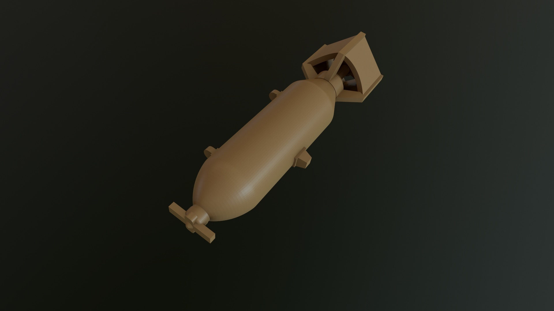 STL file US GP BOMB AN-M30A1 100LB 1/72・3D printing model to download・Cults