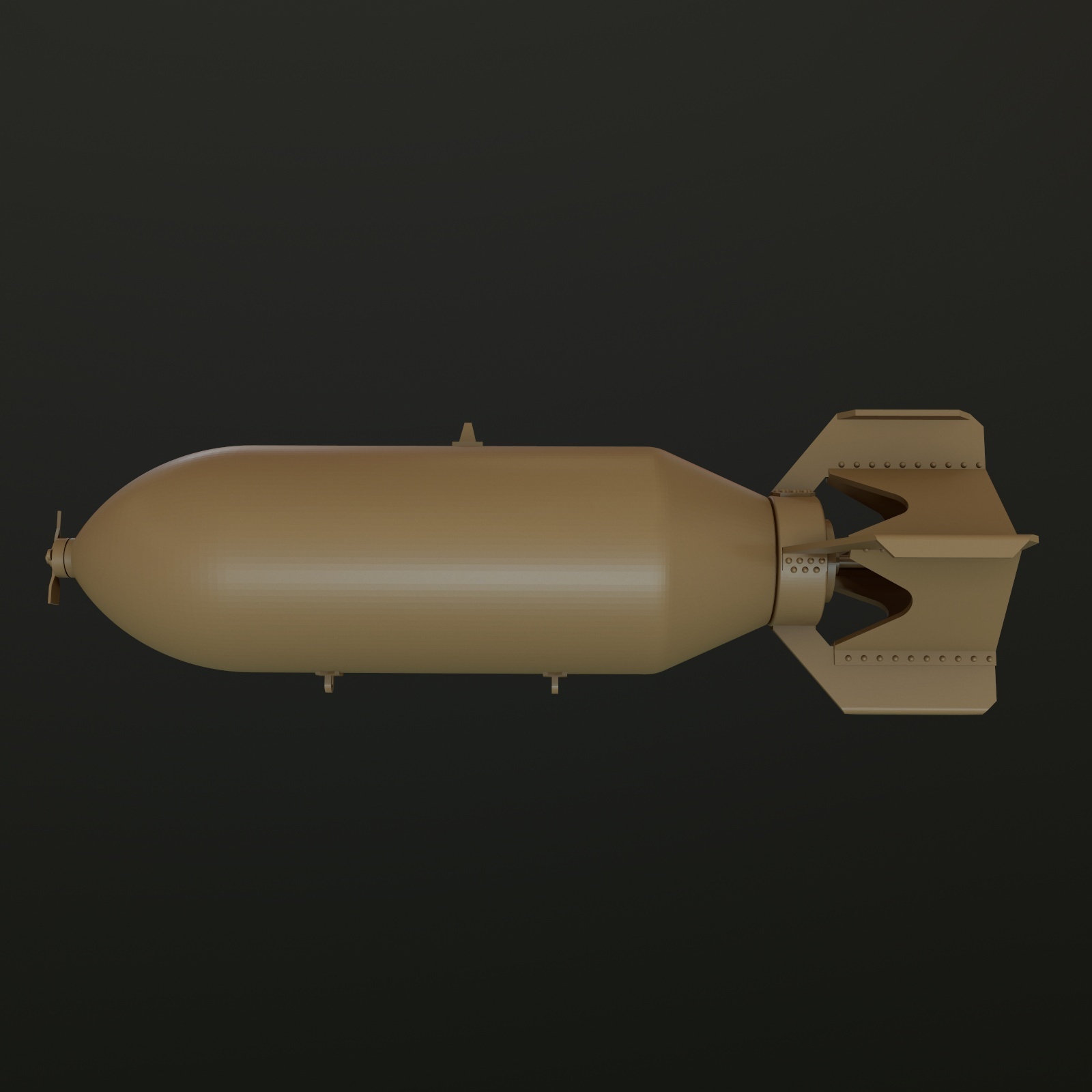 STL file US GP BOMB AN-M64A1 500LB 1-24 💣・3D printable design to ...