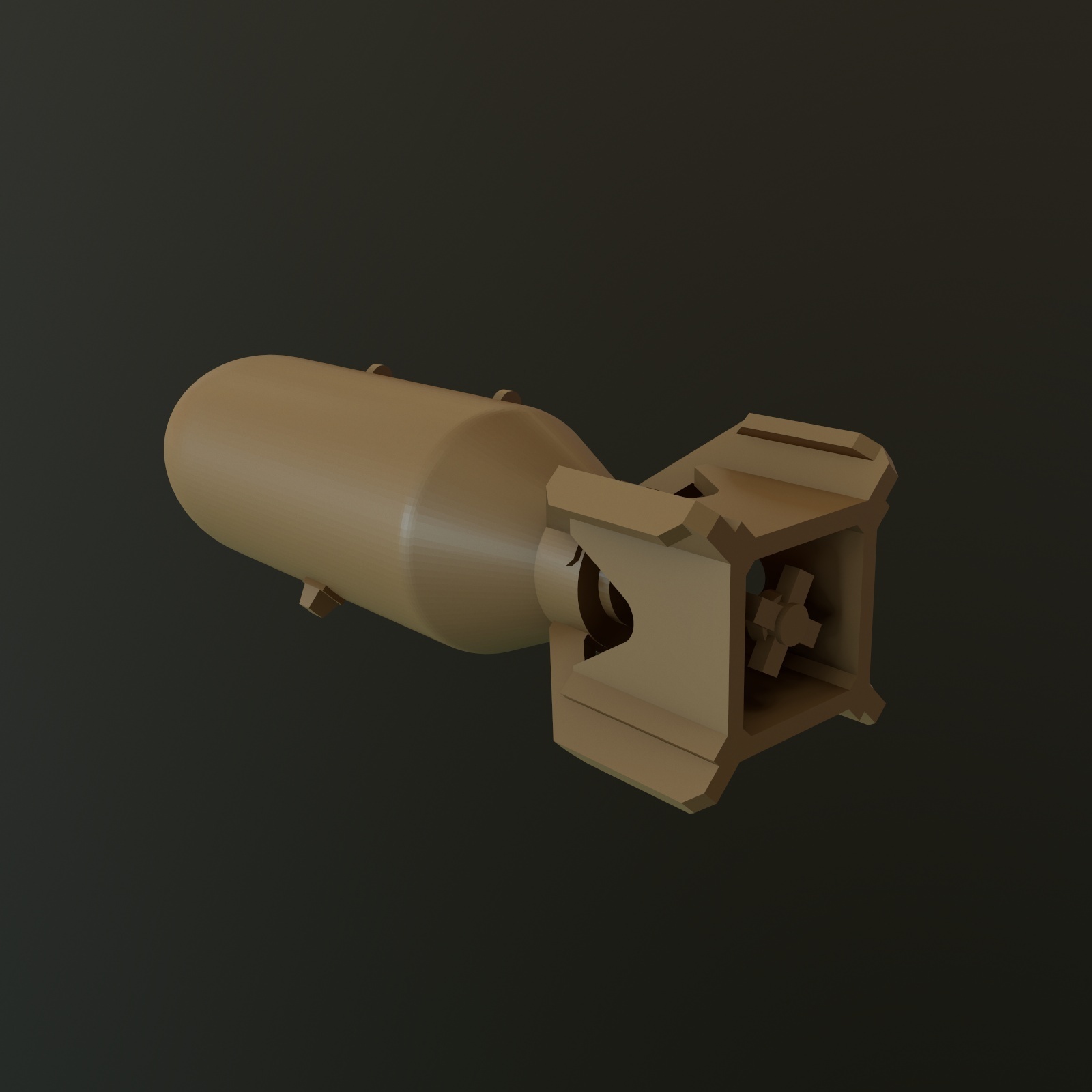 Файл STL US GP BOMB AN-M64A1 500LB 1-72・Шаблон для 3D-печати для ...