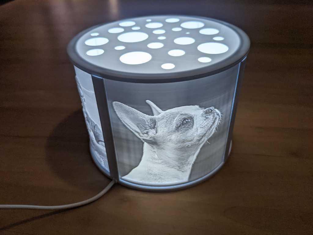 Free 3D file Customizable and modular lithophane lamp・3D printer model ...