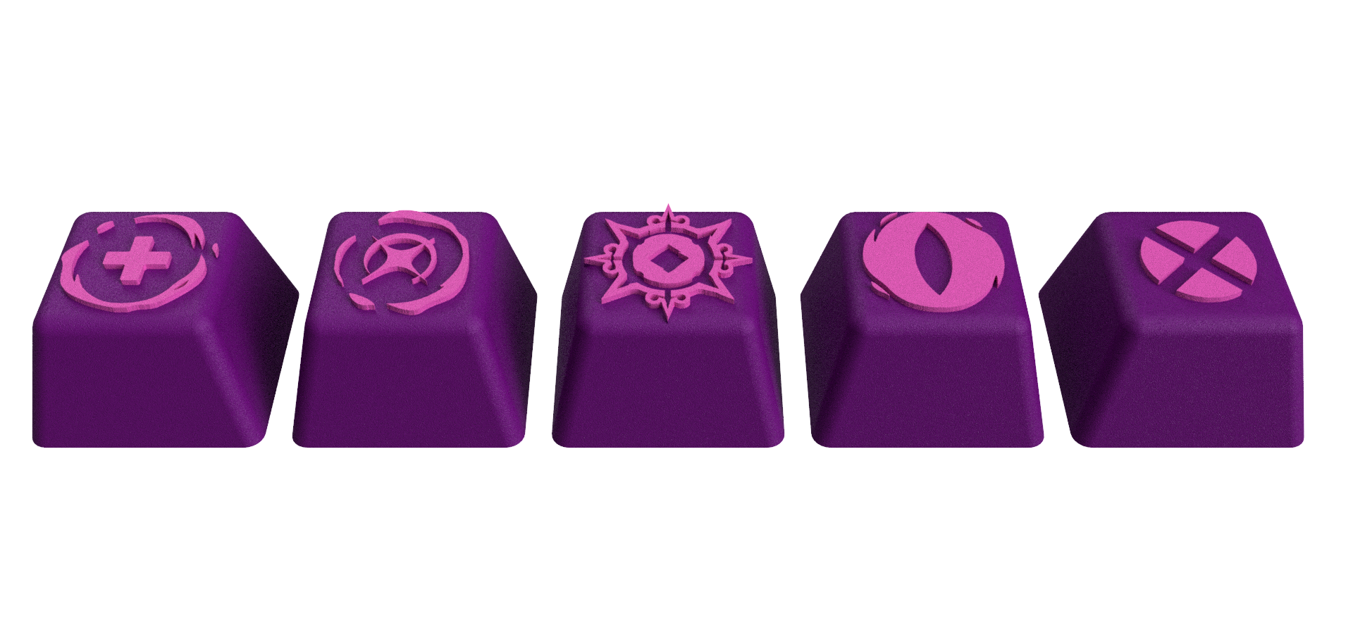 STL file Keycaps Valorant Reyna 🍒・3D printable model to download・Cults