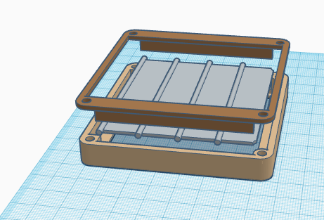 Free STL file pressure driven Louvre valve for 80x80 fan・Object to ...