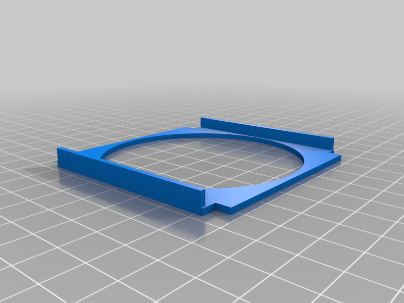 Free STL file pressure driven Louvre valve for 80x80 fan・Object to ...
