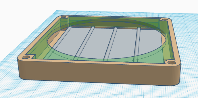 Free STL file pressure driven Louvre valve for 80x80 fan・Object to ...