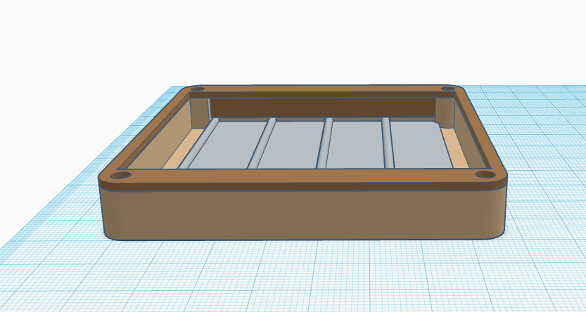 Free STL file pressure driven Louvre valve for 80x80 fan・Object to ...