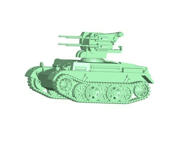 Archivo 3D gratis FLAKPANZER IIN・Objeto imprimible en 3D para descargar ...