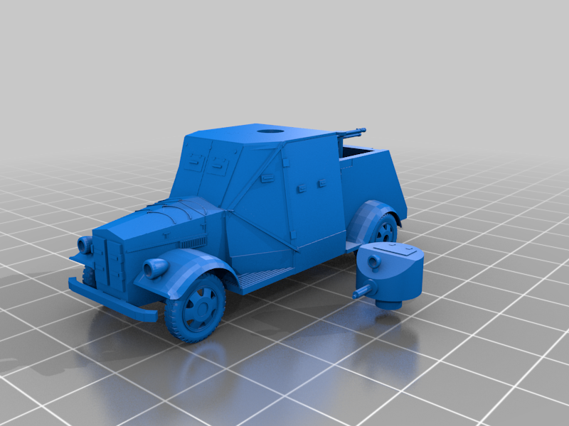 Free 3D file WAGNER FORD ARMORED CAR OF ARABIC LEGION・Object to ...