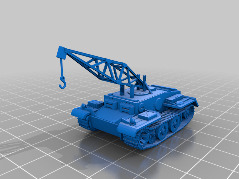 Free 3D file Crane panzer llJ・3D printable design to download・Cults