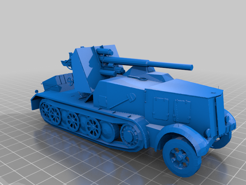 Free 3D file SdKfz8 Flak・Object to download and to 3D print・Cults