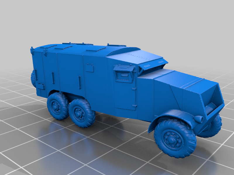 Free 3D file AUSTRALIAN COMMAND ARMORED TRUCK・3D printing design to ...