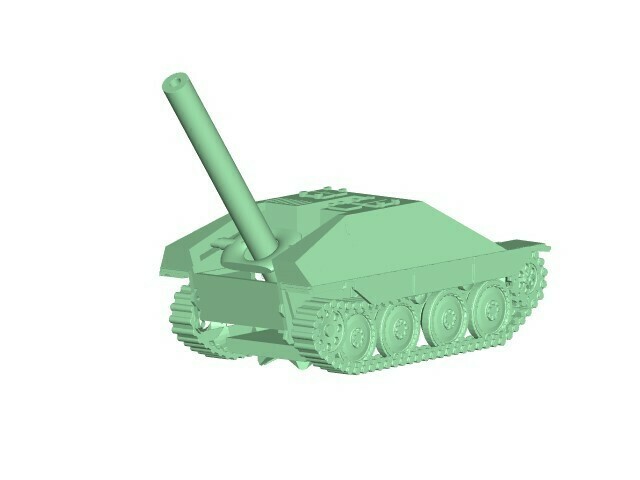 Free 3D file "STURMMORSER" 38D (PAPER PANZER)・3D printer model to ...
