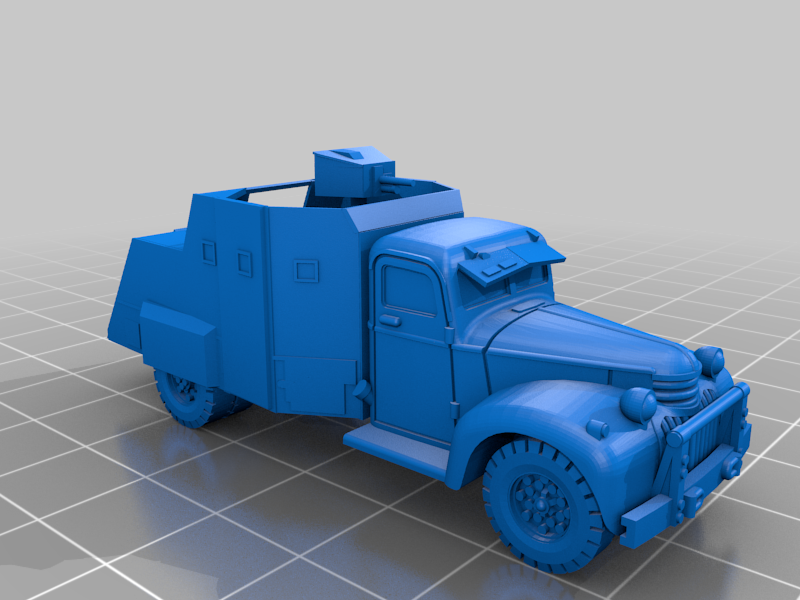 Free 3D file ARMORED CAR DODGE "TANAKE" F.F.L. 🚗・3D printer design to ...