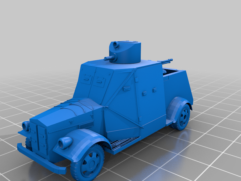Free 3D file WAGNER FORD ARMORED CAR OF ARABIC LEGION・Object to ...