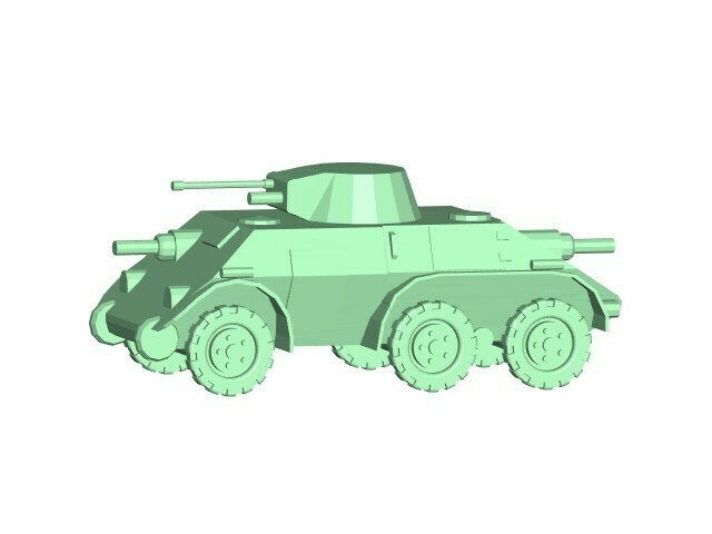 Free 3D file DAF M39 ARMORED CAR 🚗・3D print model to download・Cults