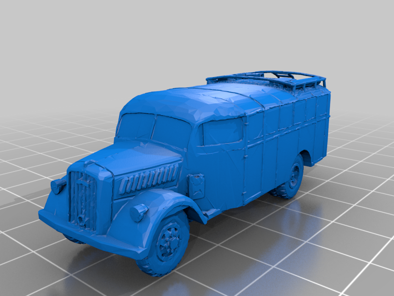 Free 3D file OPEL BLITZ BUS 🚌・3D printer model to download・Cults
