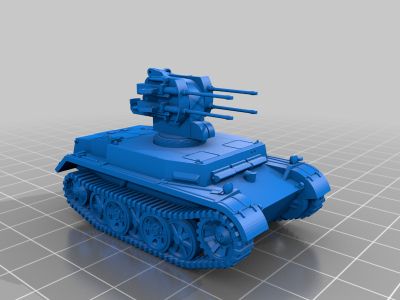 Archivo 3D gratis FLAKPANZER IIN・Objeto imprimible en 3D para descargar ...