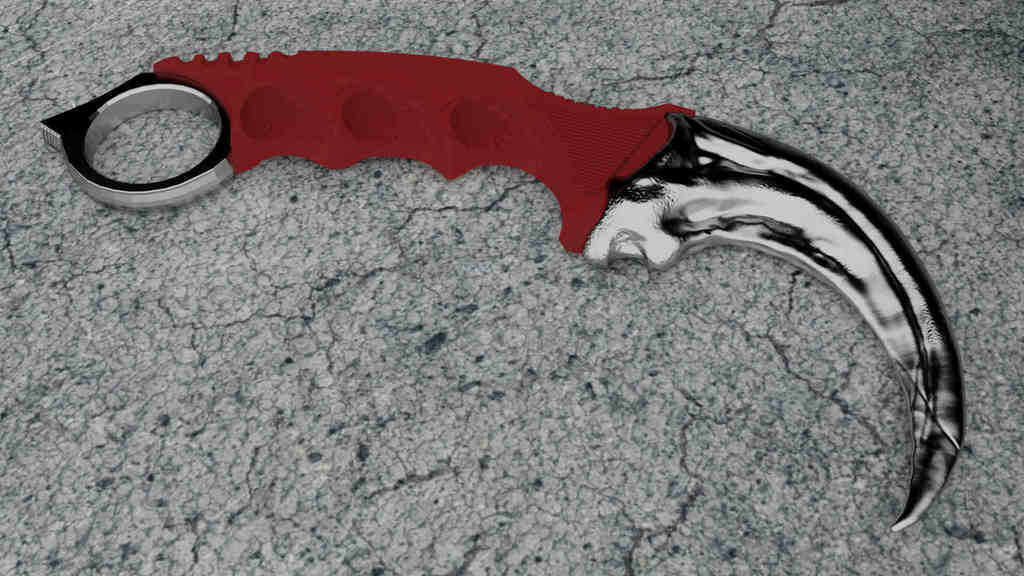 Free 3D file Raptor Claw Karambit Knife 🔪・3D printer model to download ...