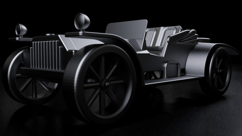 Free 3D file Oldtimer (fictitious) 🚗・3D print design to download・Cults