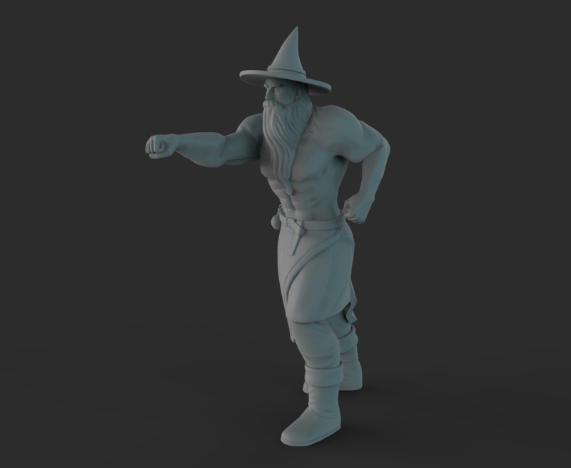 STL file Powerful wizard 🧙・Design to download and 3D print・Cults