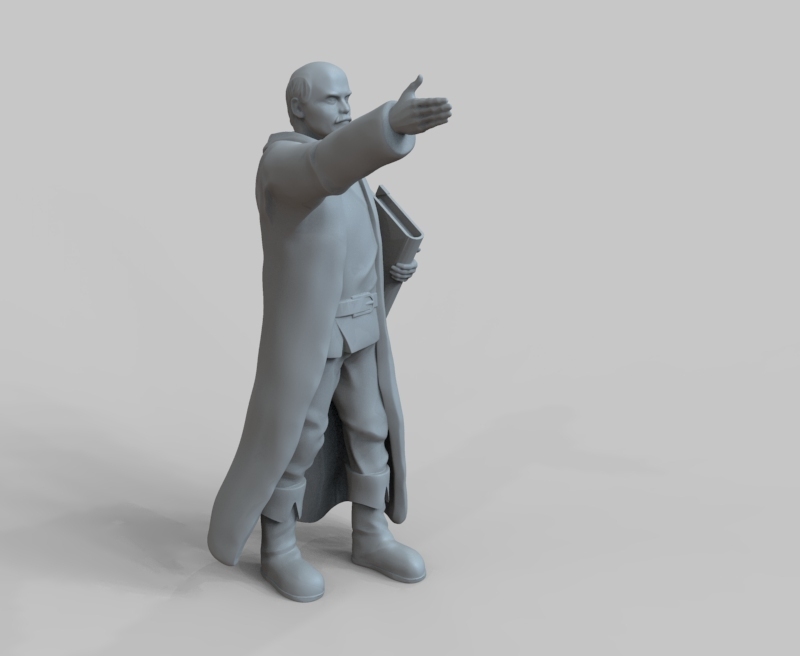 STL file Wizard Lenin・3D printable design to download・Cults