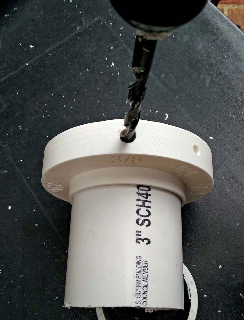 Free STL file 3 inch PVC pipe drill and cut guides・3D printer model to ...