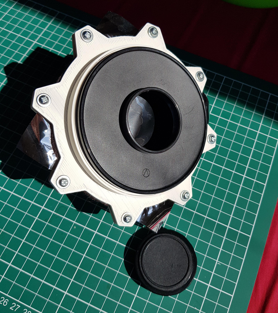 Free 3D file Solar filter holder telescope - fits 110mm dew shield・3D ...